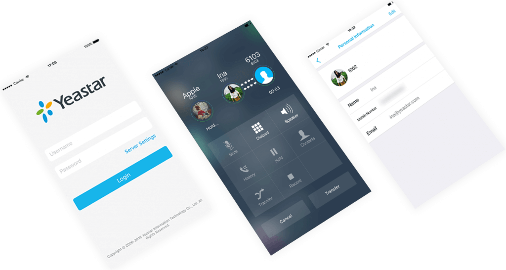 Yeastar Linkus Cliente Móvil - VoIP PBX | Yeastar