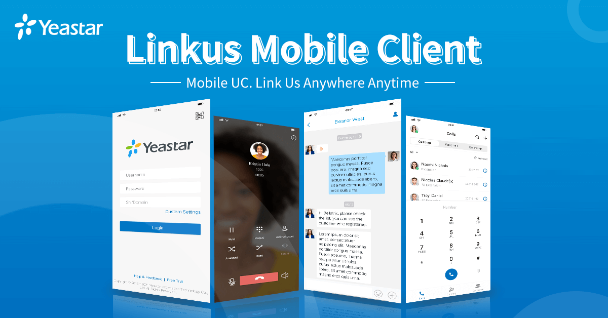 Linkus Mobile Client | Linkus UC Softphone | Yeastar