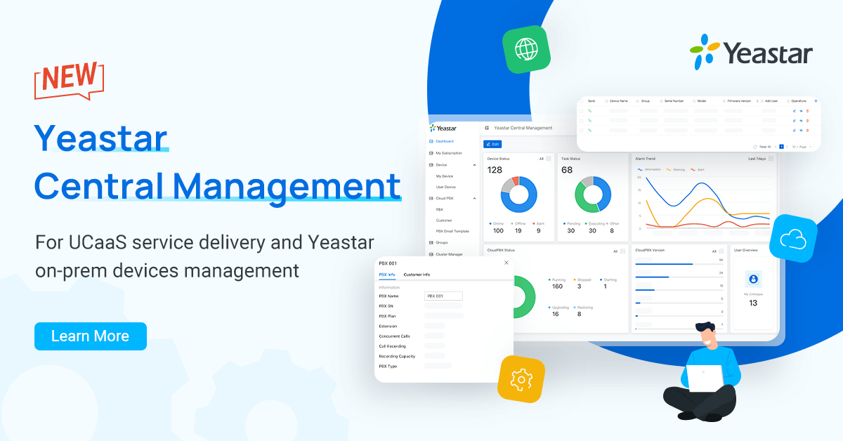 Yeastar Central Management for Service Providers | Yeastar
