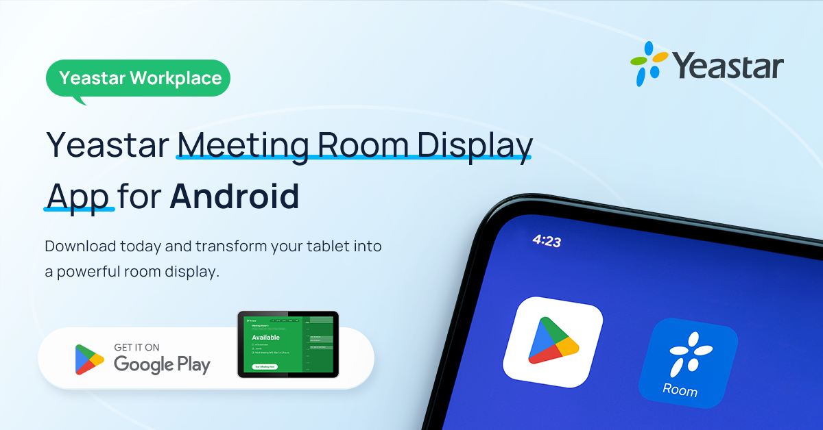 Meeting Room Display App | App Marketplace | Yeastar